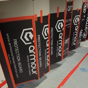 ARMOUR PROTECTION BOARD - BLACK - Axiom | Temporary Surface Protection
