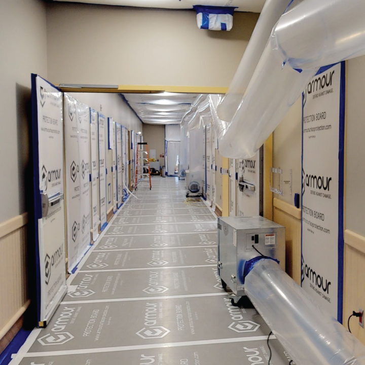 ARMOUR PROTECTION BOARD - WHITE - Axiom | Temporary Surface Protection