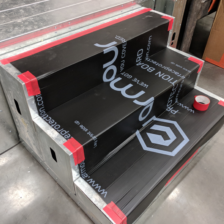 ARMOUR PROTECTION BOARD - BLACK - Axiom | Temporary Surface Protection