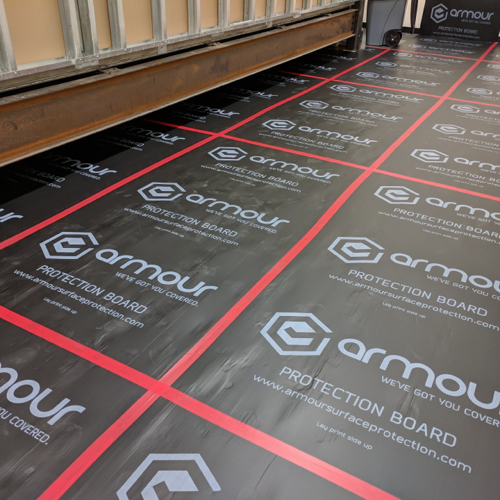 ARMOUR PROTECTION BOARD - BLACK - Axiom | Temporary Surface Protection