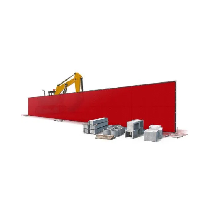 FENCE SCREEN MESH - RED - Axiom | Temporary Surface Protection